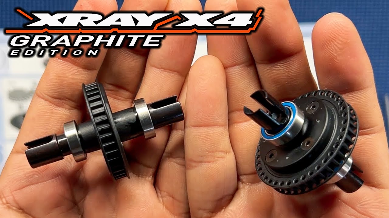 XRAY X4 | Gear Differential and Front Solid Axle Assembly - YouTube