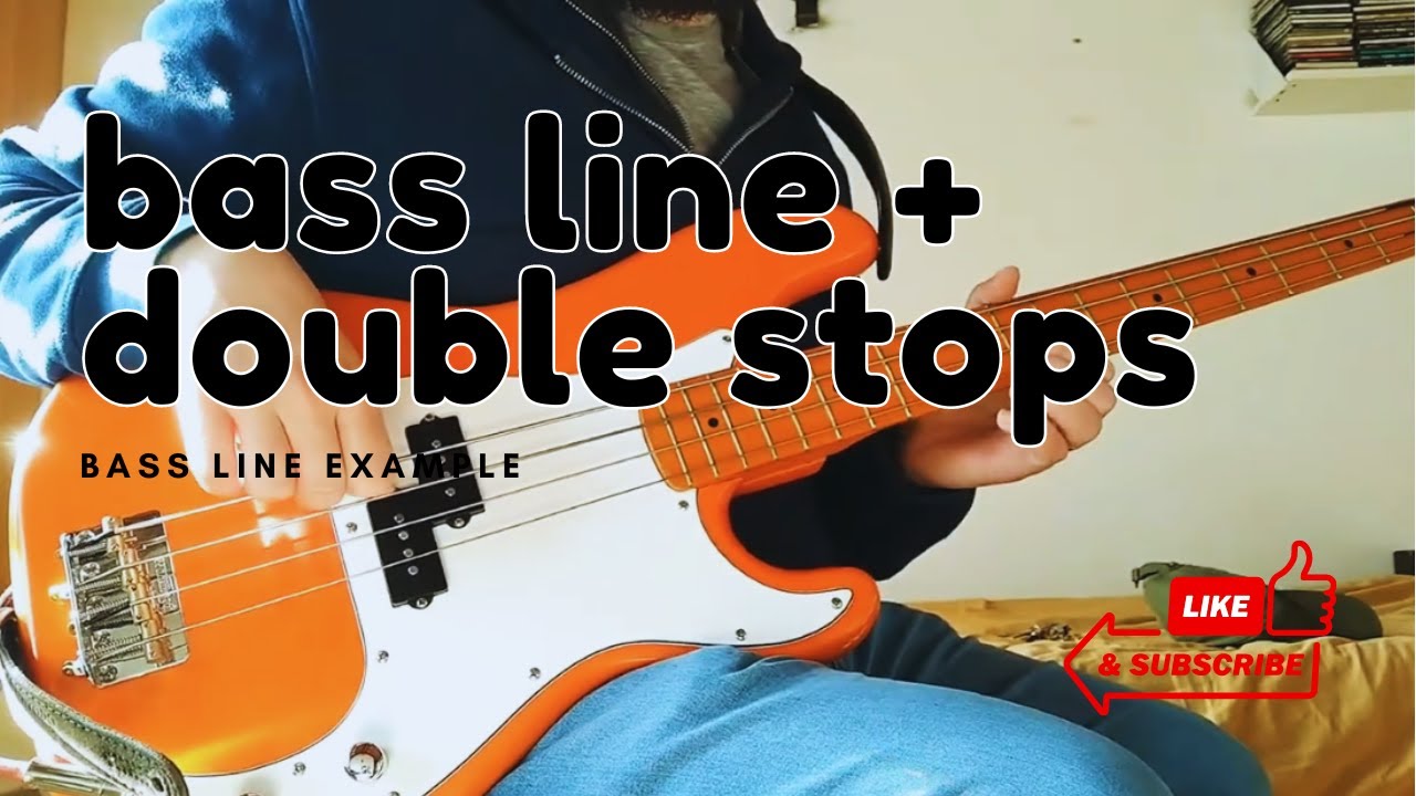 Double Stops Bass Line - YouTube