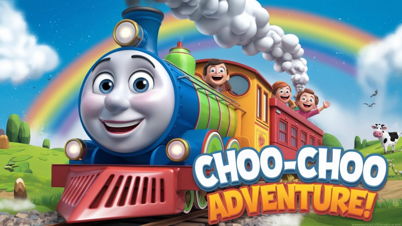 Choo-Choo Adventure | kids video #cartoon #nurseryrhyme - YouTube