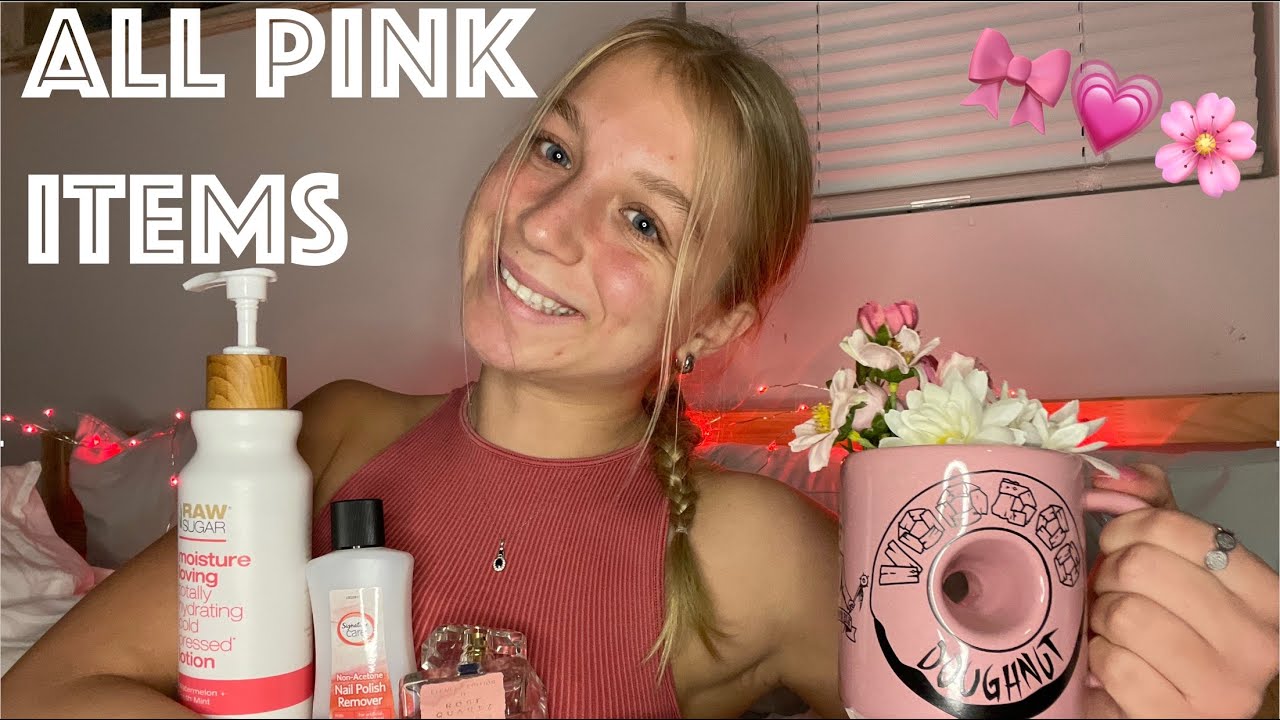 Asmr Pink Triggers 💗 Youtube