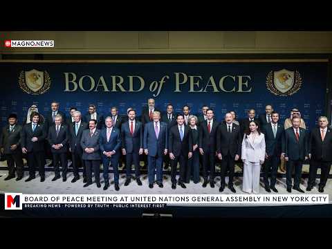 🕊️ Board Of Peace Meeting at United Nations General Assembly in New York City [LIVE]