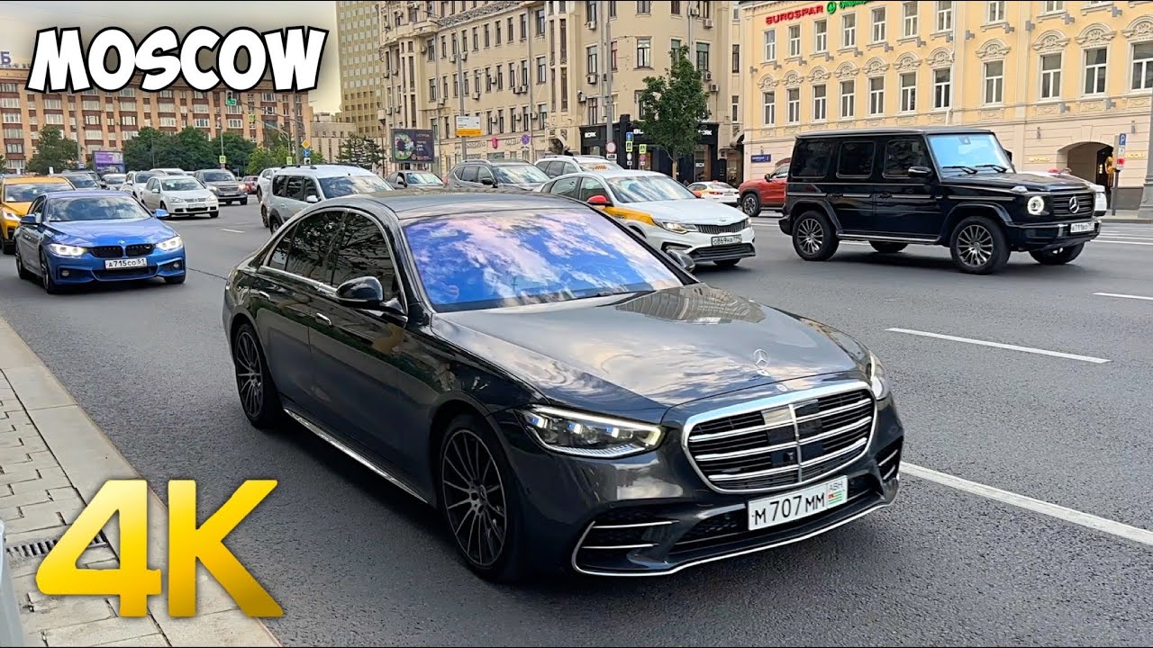 [4K] Moscow high roads 🚘. Amazing atmosphere of a rich city | Russia🇷🇺 ...