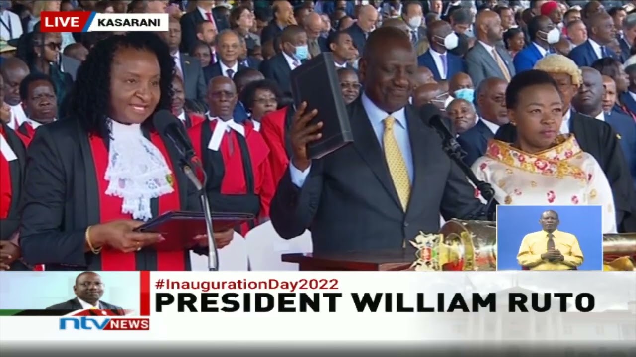President William Ruto's swearing-in ceremony - YouTube