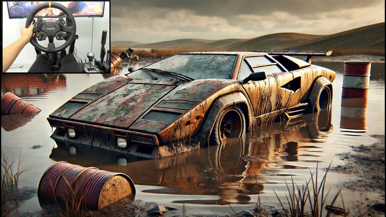 Rebuilding Lamborghini Countach LP5000 QV | Forza Horizon 5 | Moza ...