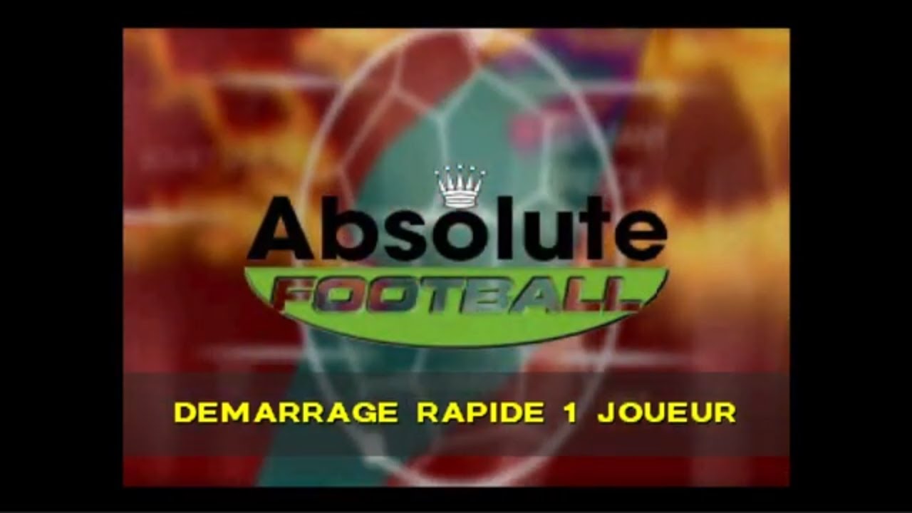 Absolute Football - Sony PlayStation - Intro & Title Screen - YouTube