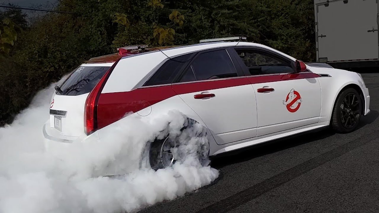 Real 1000 Horsepower GhostBusters Mobile! Ecto-V - Happy Halloween ...