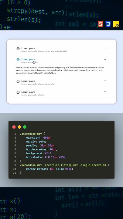 Smooth Accordion | Source code: https://coff.ee/yapphy26 #html #css #js #code #transition - YouTube