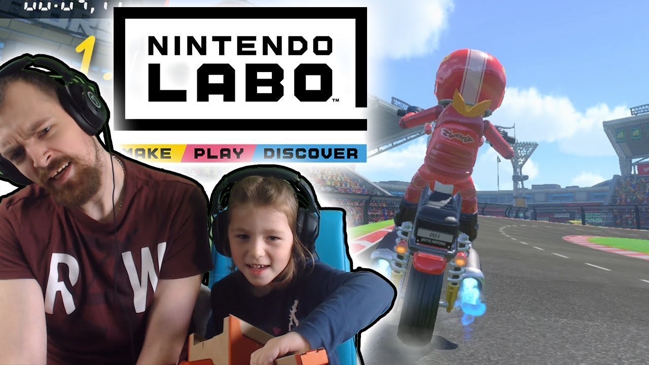 VOLLGAS MIT DEM LABO MOTORRAD - Nintendo Labo Bike Gameplay Deutsch ...