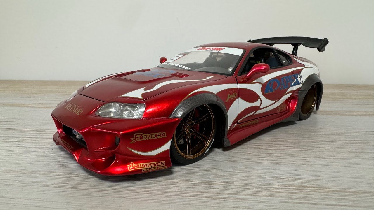 Jada Toys 1:18 Toyota Supra Import Racer - YouTube