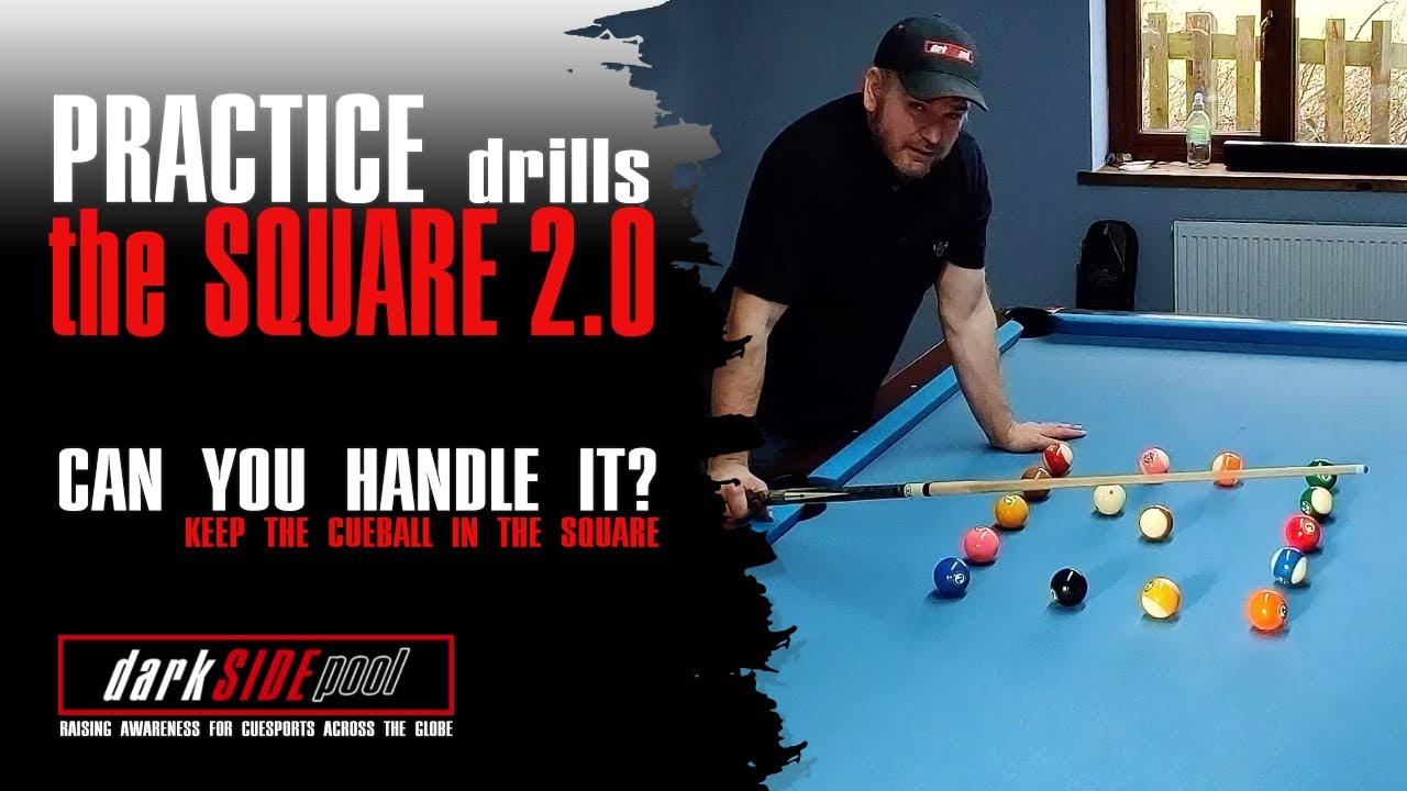 🎱 the #Square 2 #Practice #Drill #Pocket the balls and keep the # ...
