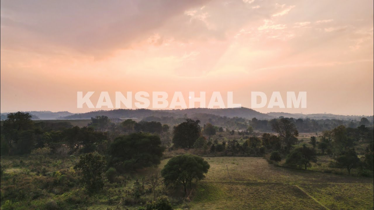 KANSBAHAL DAM || SUNSET VIEW ||ROURKELA ||EVENING RIDE || DRONE SHOT ...
