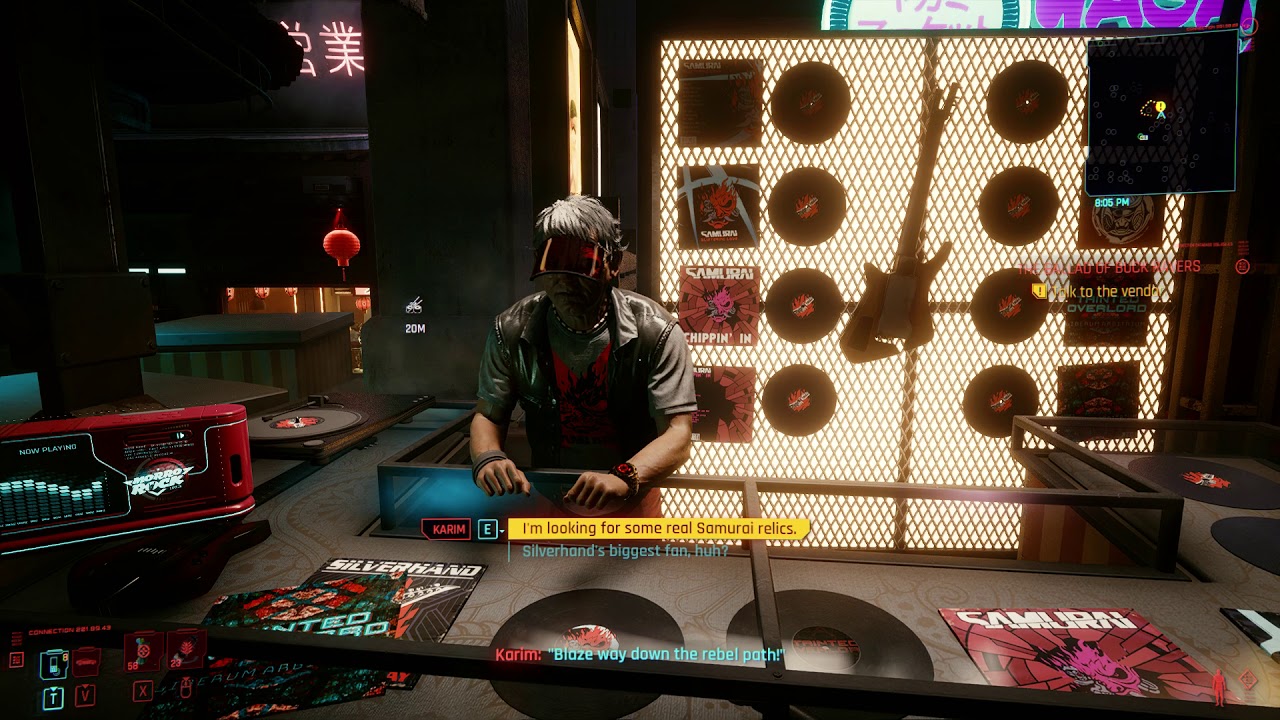 Cyberpunk 2077 - Sidejob Ballad of Buck Ravers - history of the ...