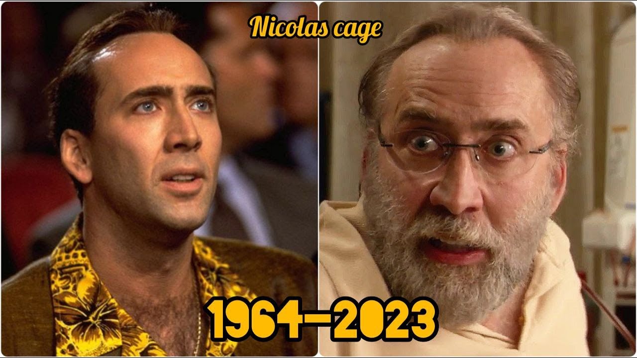 Nicolas Cage then and now 2023 - YouTube
