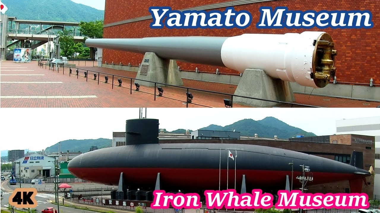 You can see the 1/10 model of the battleship Yamato and the inside of ...