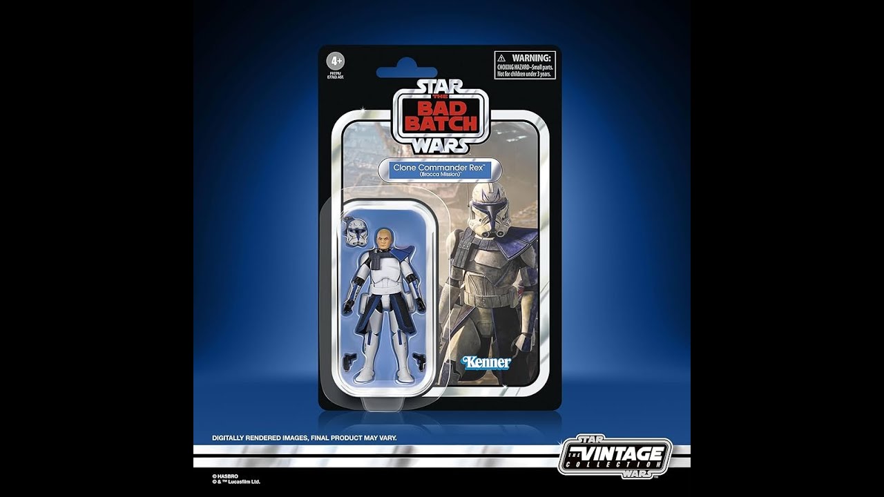 Clone Commander Rex ( Bracca Mission ) The Vintage Collection The Bad ...