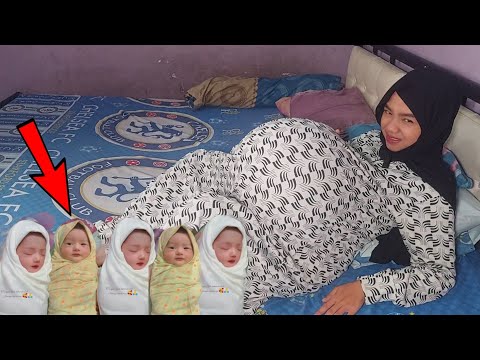 KAGET‼️ IBU HAMIL TIBA2 KONTRAKSI SAMPAI MELAHIRKAN BAYI KEMBAR 5 SENDIRI SECARA NORMAL TANPA BIDAN