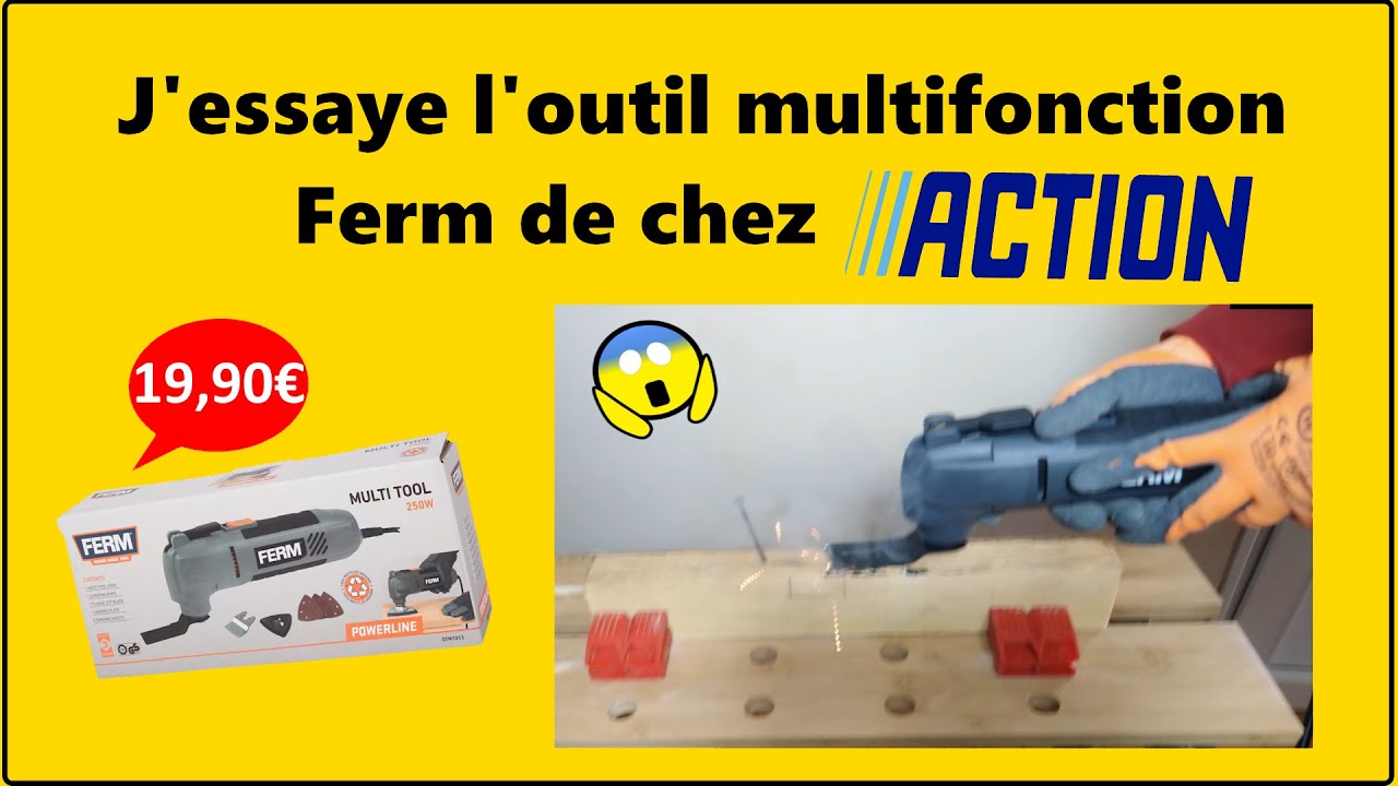 Test de l'outil multifonction Ferm de Action - cadeau dans la vidéo ...