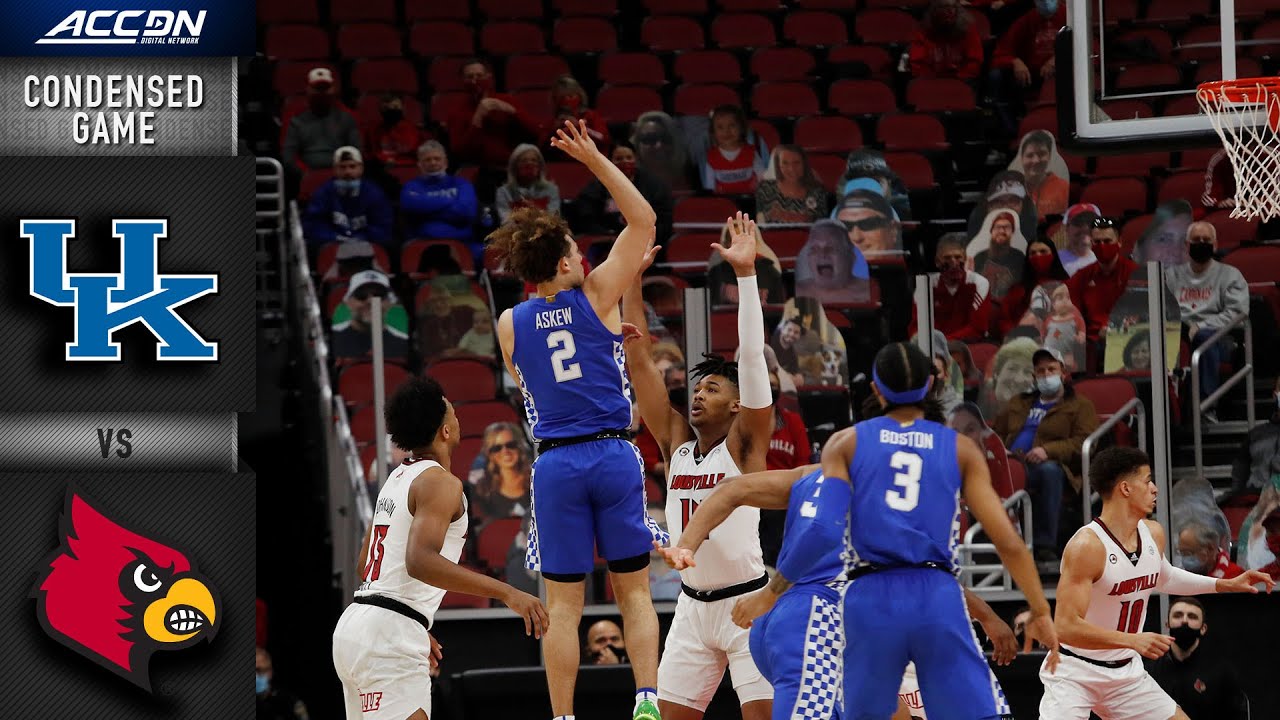 Kentucky vs. Louisville Condensed Game | 2020-21 ACC Men's Basketball ...