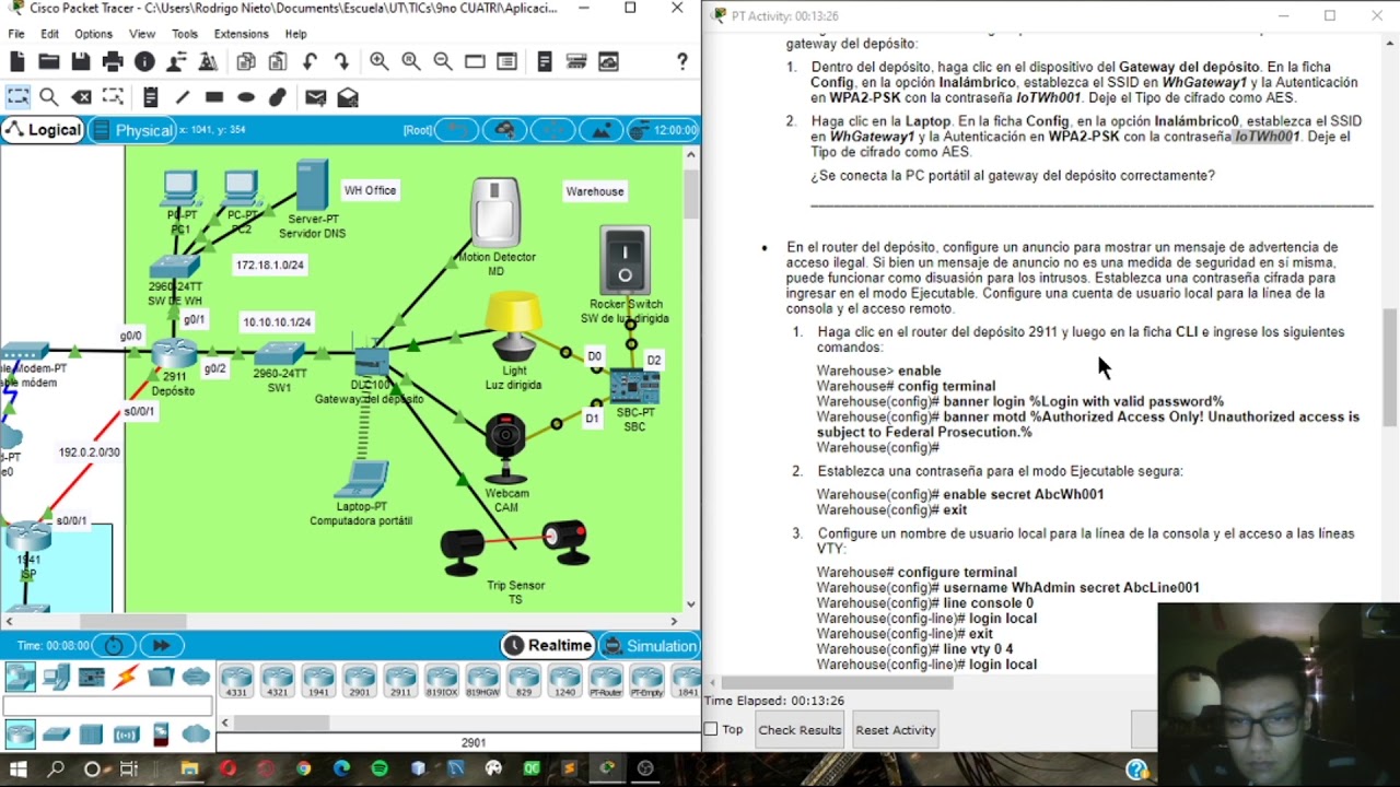 4 2 3 3 Packet Tracer Securing Cloud Services in the IoT - YouTube