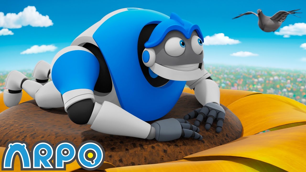 ARPO Robot Babysitter | Cookie's Green Thumb! | Funny Cartoons for Kids ...
