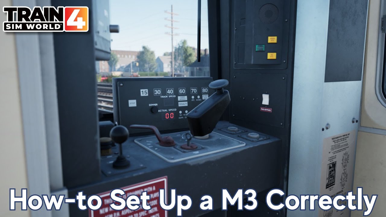 How-to Set Up a M3 Correctly - Train Sim World 4 - YouTube