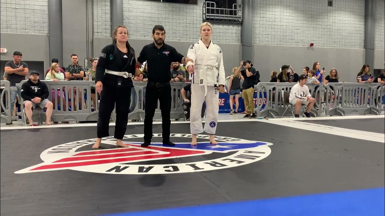 AGF jiu jitsu Tournament Bossier June 2023 - second gi match white belt - YouTube