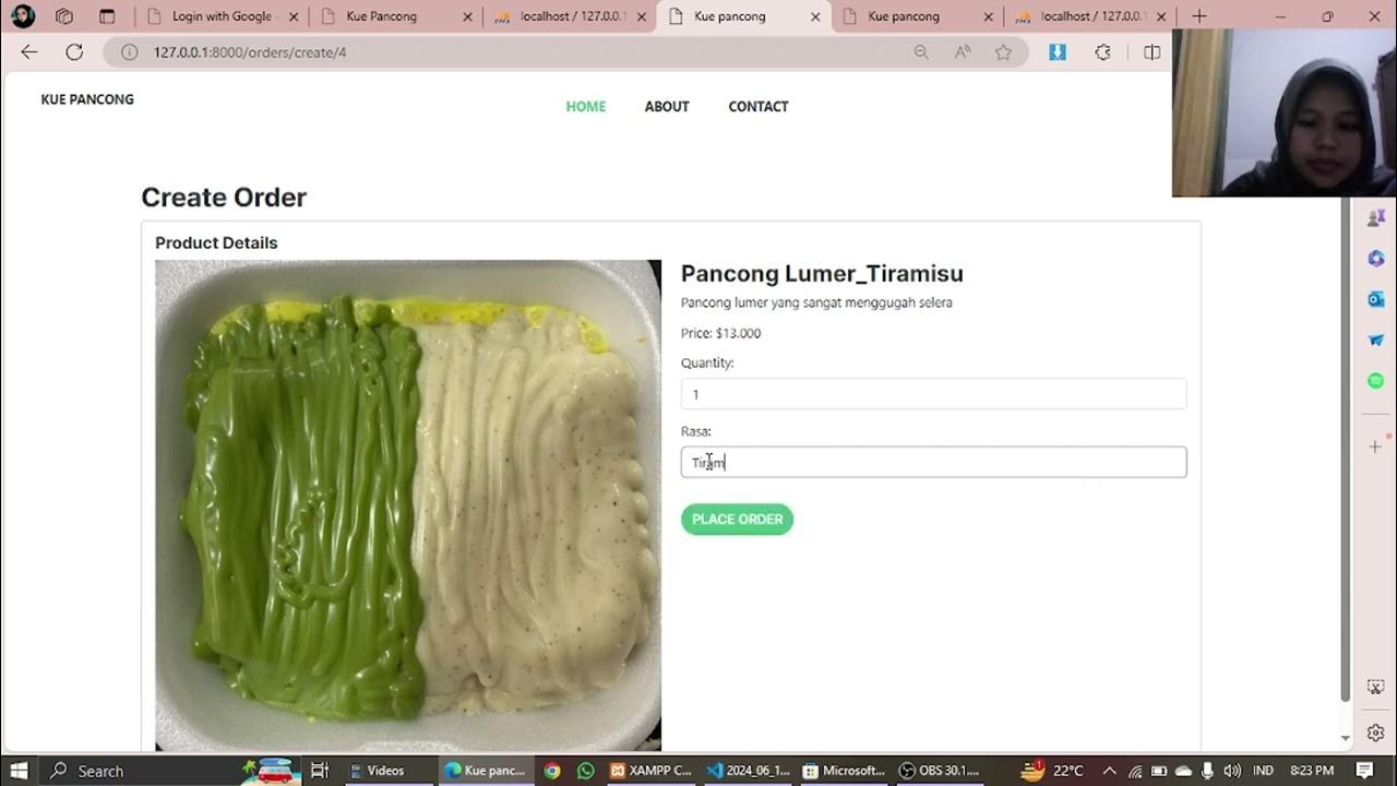 PROJECT WEB KUE PANCONG MENGGUNAKAN LARAVEL UNTUK TUGAS AKHIR MATA KULIAH PEMROGRAMAN WEB 2 ...