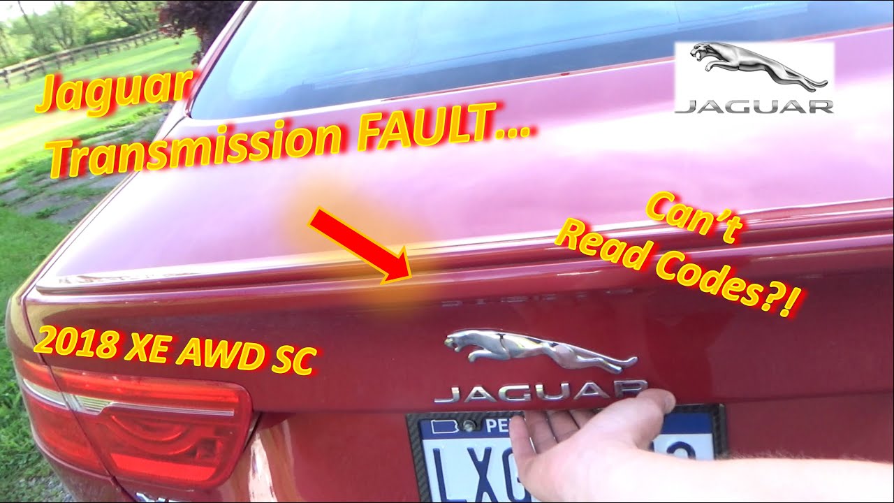 Jaguar Transmission FAULT...Can't Read Codes?? ('18 XE AWD Supercharged ...