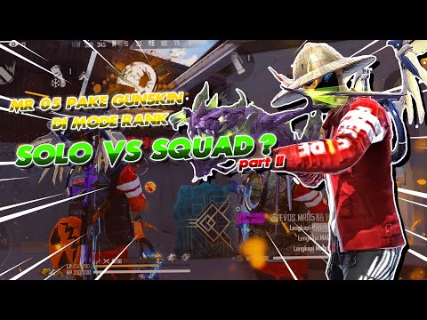 SOLO VS SQUAD PAKE SKIN SENJATA PART2! UDAH KILL BANYAK MALAH JADI BEGINI.