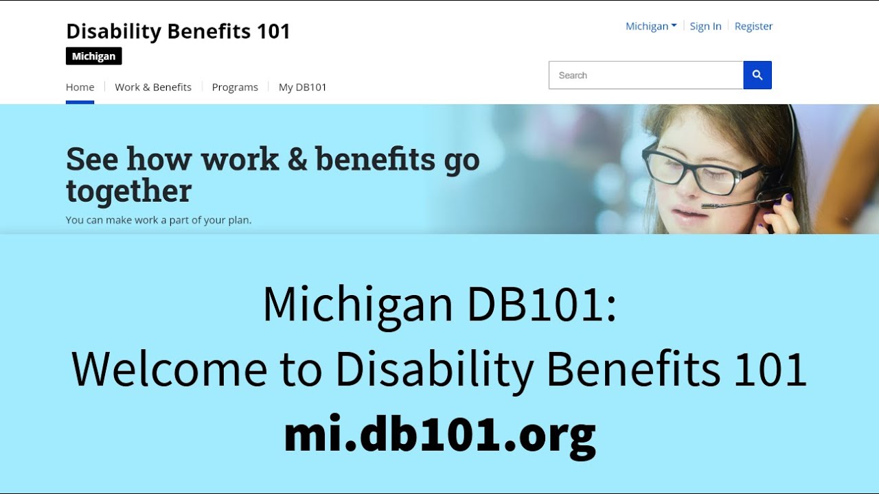 Welcome to Michigan Disability Benefits 101 - YouTube
