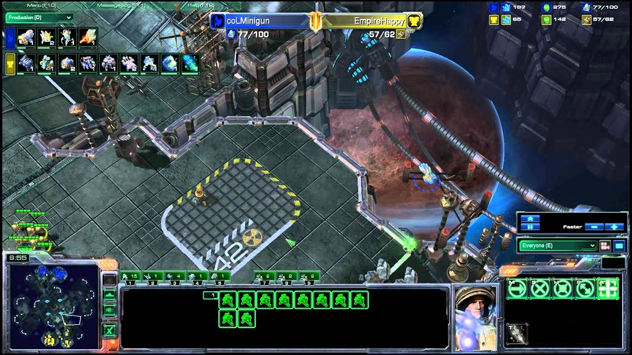 HD Starcraft 2 Happy v Minigun g3 - YouTube