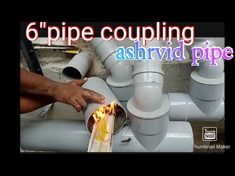 How To Make 6" Inches Pipe Coupling Ashirvad Pipe/ Pipe coupling very ...