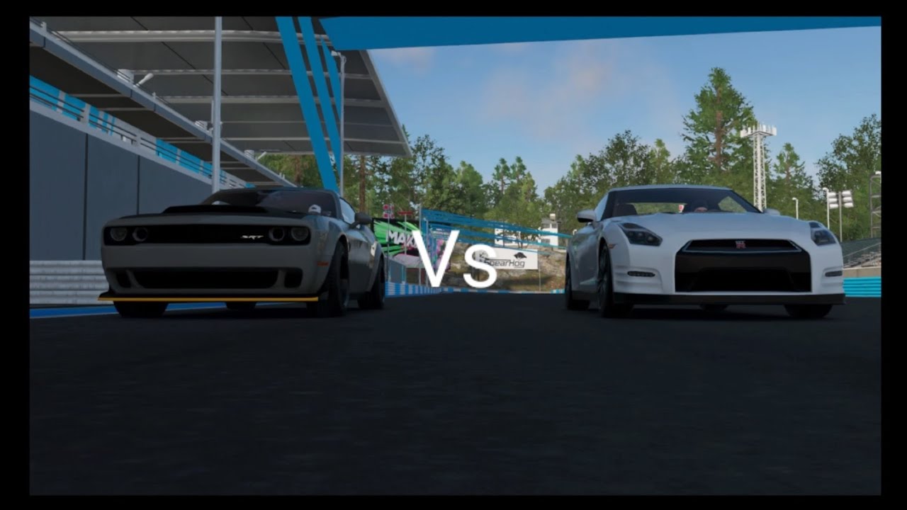 Dodge Demon Vs. Nissan GTR (The Crew 2 stock battle) - YouTube