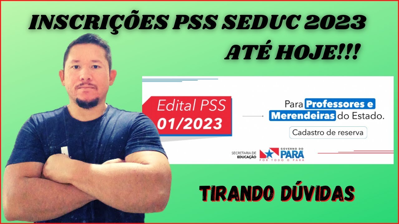 LIVE #035 | DÚVIDAS RESTANTES SOBRE O PSS 2023 DA SEDUC PA - YouTube
