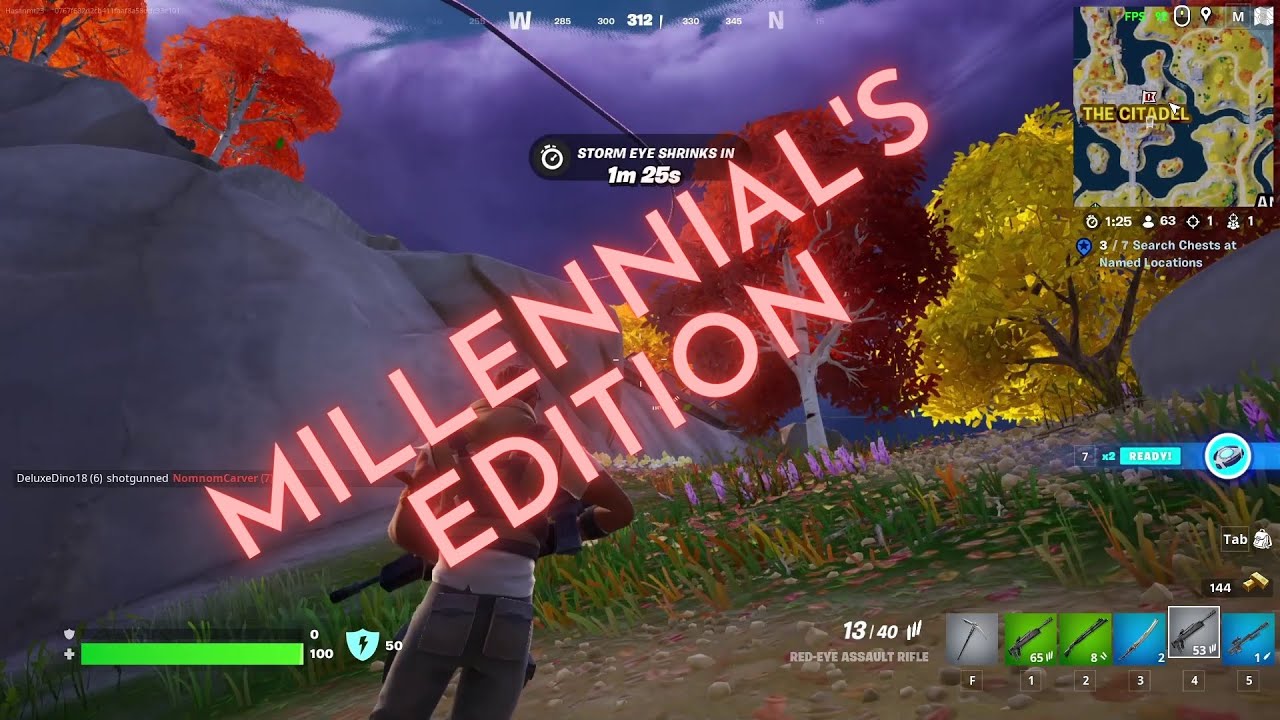 Millennial playing Fortnite!!! - YouTube