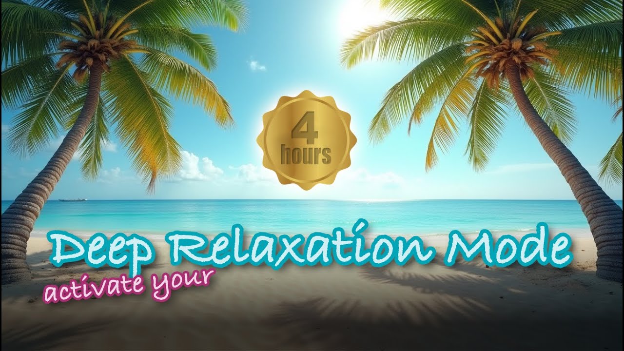 4 Hours of Deep Relaxation: Ocean Waves & Alpha Wave Music - YouTube