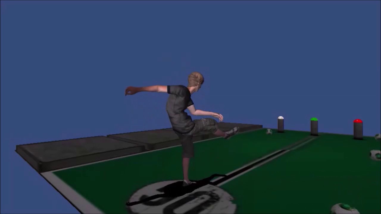 SOCCER KICK (KeyFrame Animation TEST) v.1 - YouTube