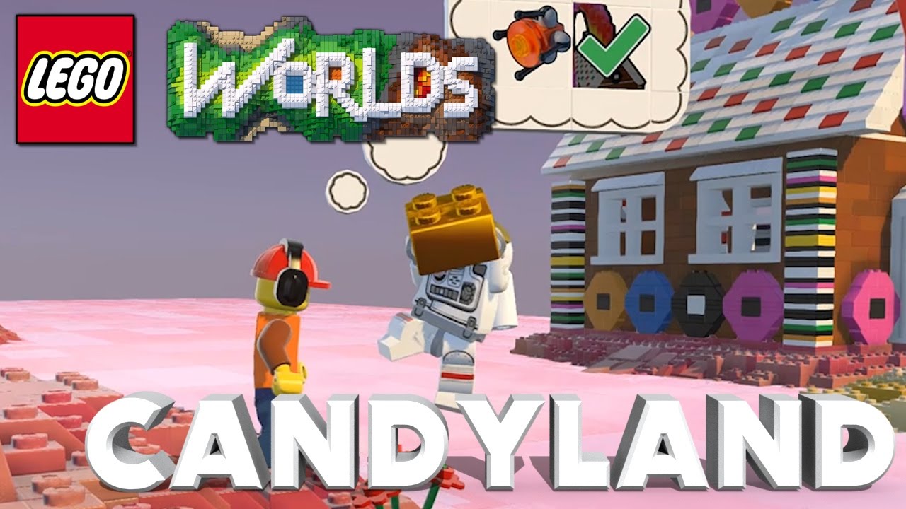 Lego Worlds Update 1.0 - CANDYLAND!! - YouTube