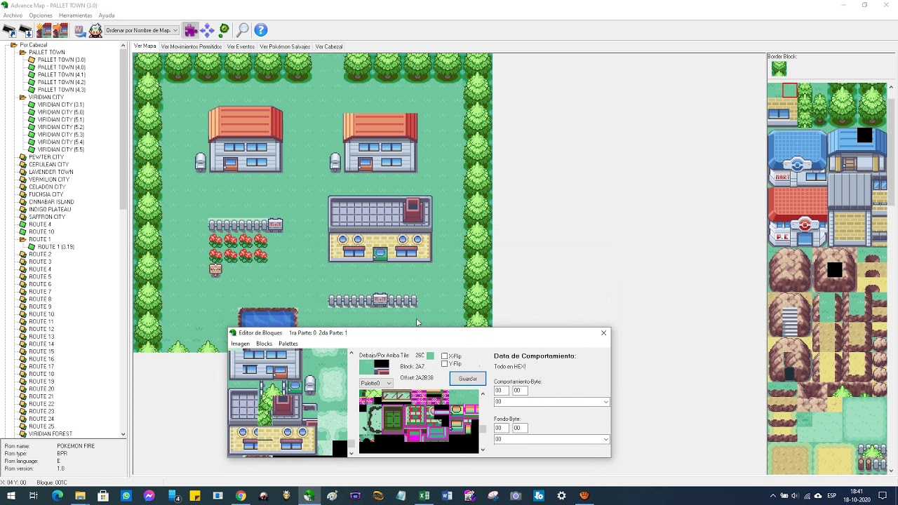 Tutorial básico de AdvanceMap para editar Pokemon de GBA - YouTube