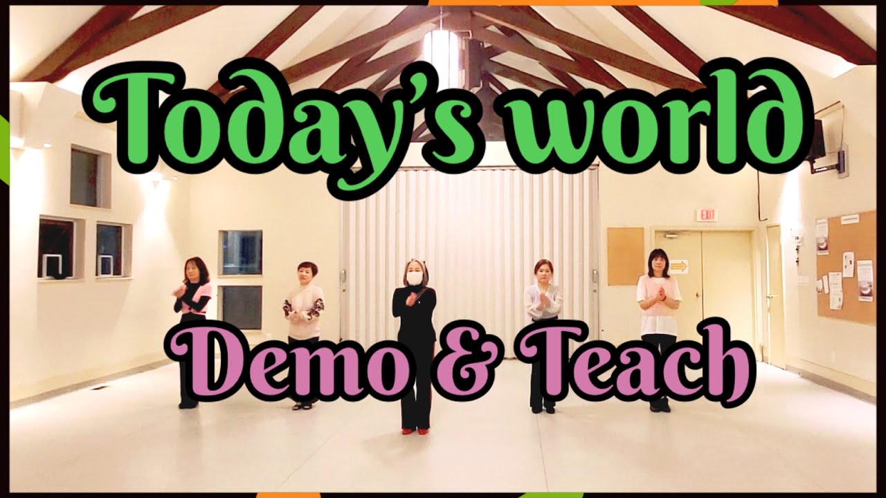 Today's World Line Dance 개강에 좋은 쉬운초급용 라인댄스 - YouTube
