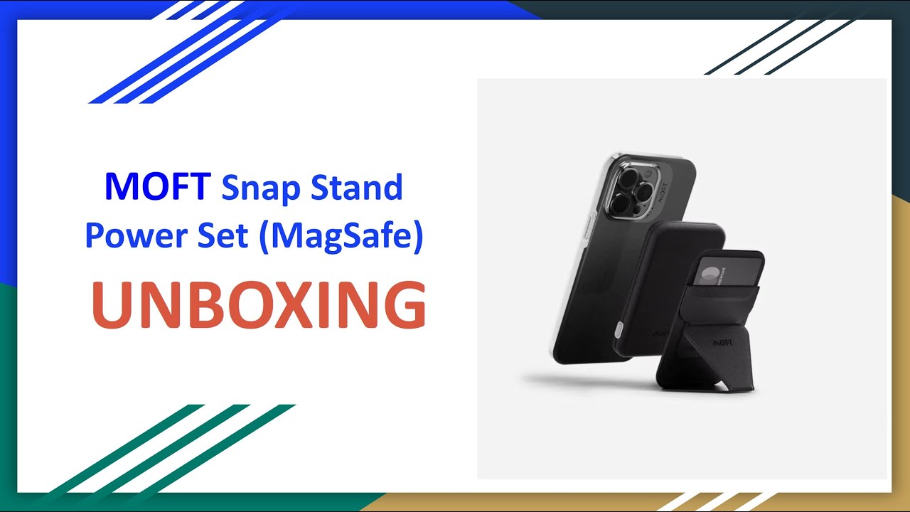 MOFT Snap Stand Power Set (MagSafe Compatible) Unboxing - YouTube