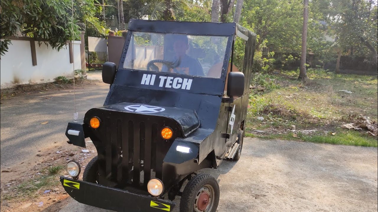 Full review of my hand maded jeep.. - YouTube