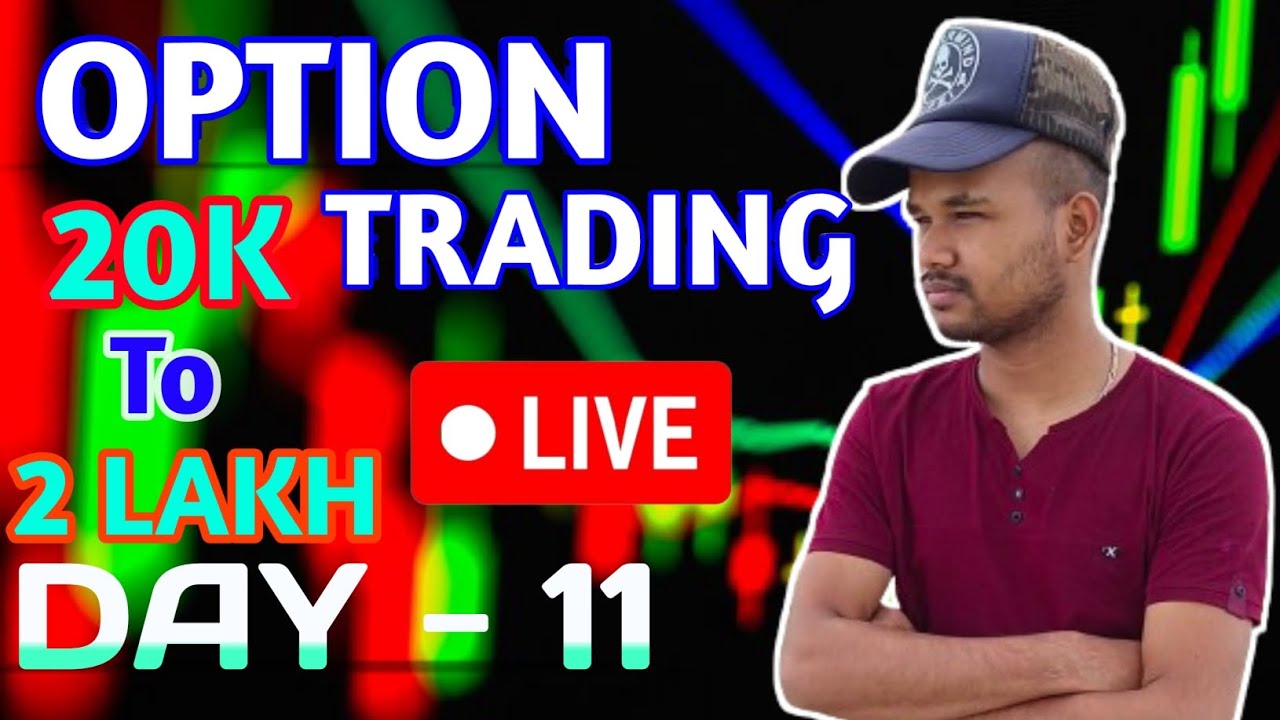 Day 11 || 20K To 2Lakh Option Trading Challenge || Why Banknifty Premium so High? ||Shock Trader ...