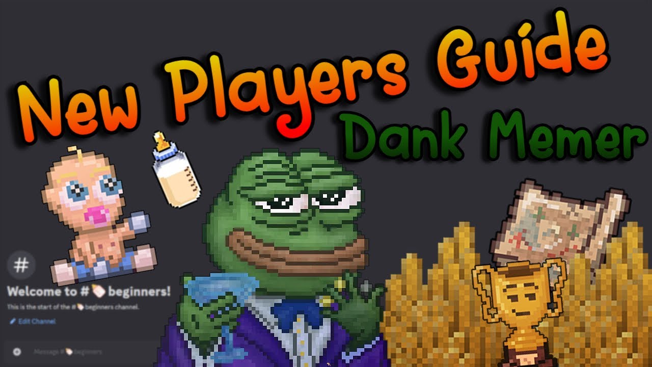 A Beginners Guide: Getting Started in Dank Memer! - YouTube