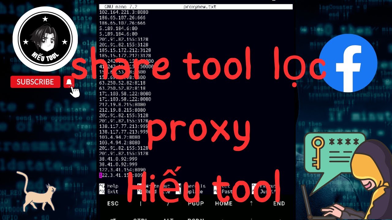 Share tool | lọc proxy | python | Hiếu tool - YouTube