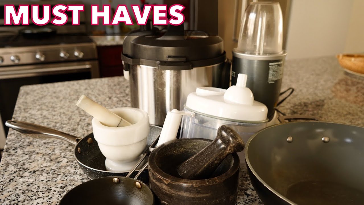 ESSENTIAL Kitchen MUST HAVES For INDIAN COOKING - YouTube