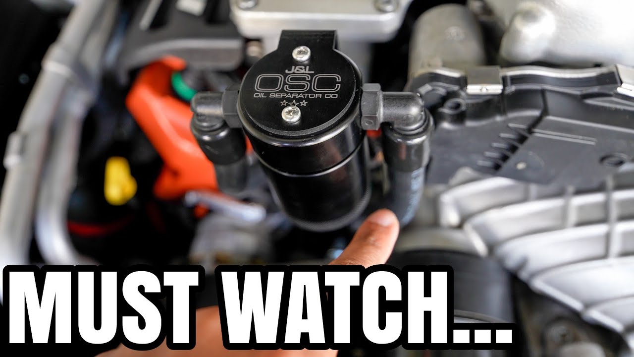 JLT Oil Catch Can Install On A Hellcat! - YouTube