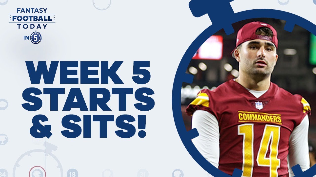 Early Week 5 Start 'Em, Sit 'Em Advice: Top Matchups, Players to Bench ...