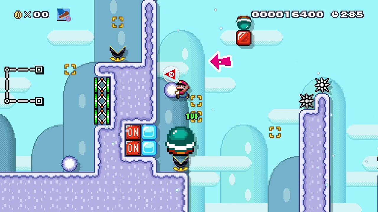 [SMM2] "Snow Day! #Teamshell" by ab26098game - YouTube