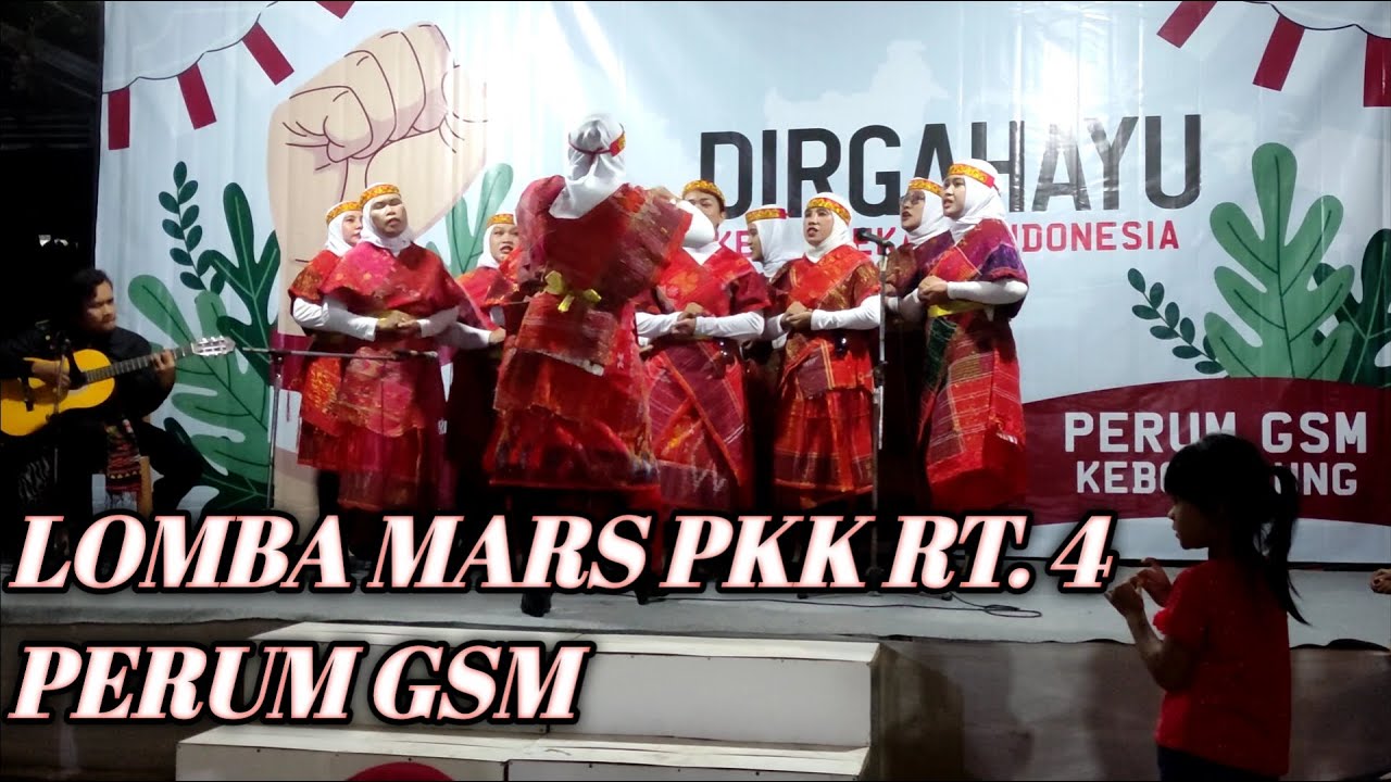 Lomba Mars PKK Perum GSM Kebonagung Kajen | RT 4 - YouTube